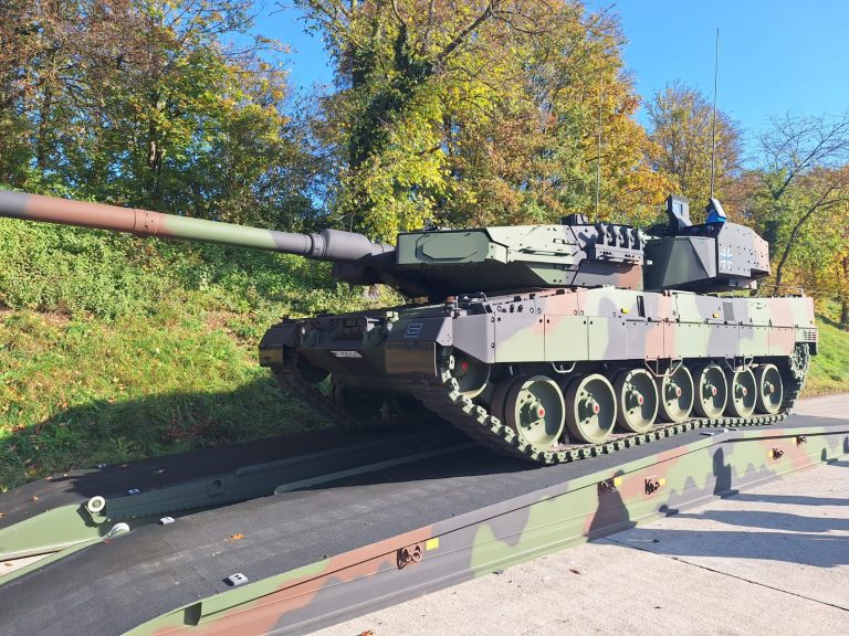 Historic Ceremony in Germany Marks the Launch of the 1st Leopard Tank Equipped with TROPHY® APS ...